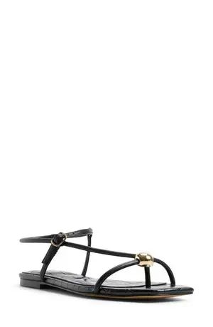 Aldo Zaelle Flat Sandal - Black