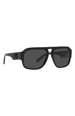 Dolce & Gabbana 58mm Aviator Sunglasses