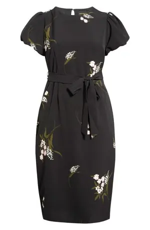 SUGARLIPS Senidy Puff Sleeve Midi Dress