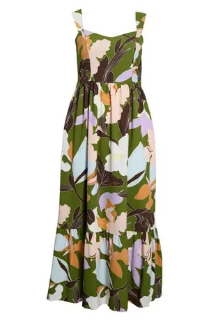 SUGARLIPS Silda Tiered Maxi Dress