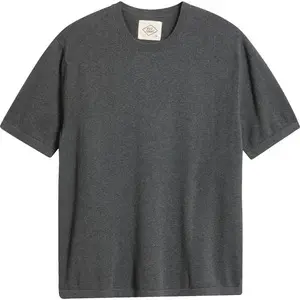 ALEX CRANE Lolo Organic Cotton Sweater Tee Charcoals