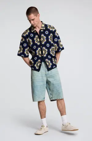 Desigual Open Knit Short Sleeve Shirt
