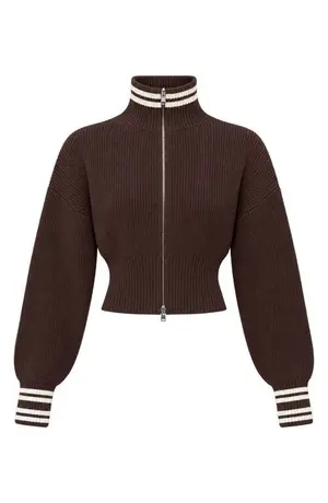 Abrand Denim Royale Full Zip Sweater