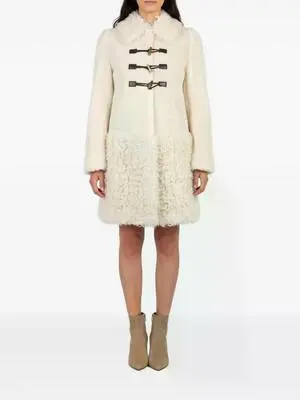 Miu Miu Toggle-fastening Shearling Coat