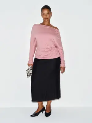 REFORMATION Helen Low Waist Midi Skirt Es Pitch