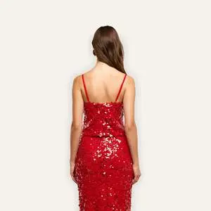 L'AGENCE Lior Sequin Top