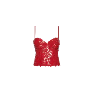 L'AGENCE Lior Sequin Top