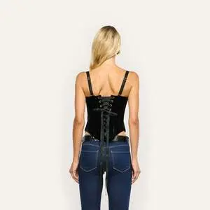 L'AGENCE Ariana Velvet Corset