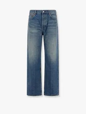 Saint Laurent Denim Blue Jeans - Multicolor