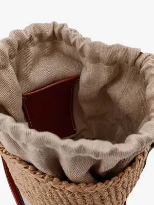 Chloé Woody Raffia Bucket Bag