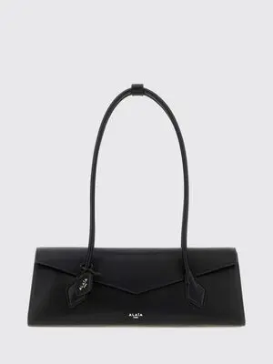 Alaïa Le Teckel Flap Sheepskin Leather Shoulder Bag With Double Handle - Black