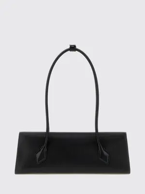 Alaïa Le Teckel Flap Sheepskin Leather Shoulder Bag With Double Handle - Black