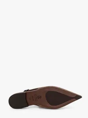 Brunello Cucinelli Suede Ballerinas With Side Monili Detail - Multicolor