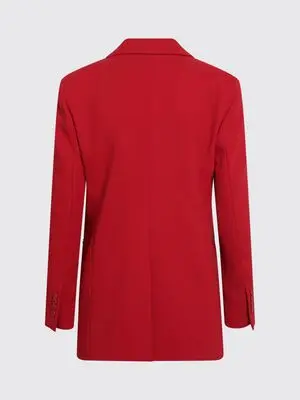 Max Mara Single-breasted Cropped Blazer In Virgin Wool With Lapel Collar