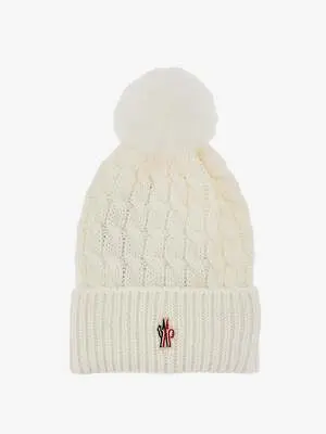 Moncler Wool Hat With Pom-pom - Multicolor