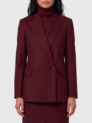 Max Mara Double-breasted Wool Blazer With Peak Lapels - Multicolor
