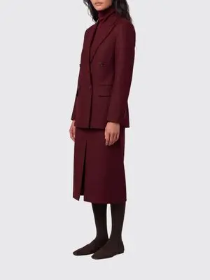 Max Mara Double-breasted Wool Blazer With Peak Lapels - Multicolor