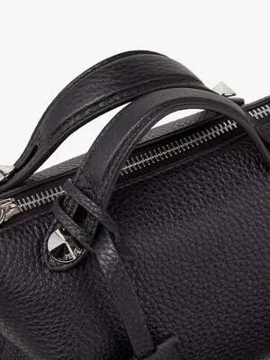 Fendi Boston Leather Handbag