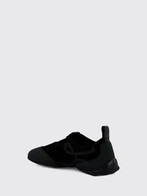 Loewe Grip Aqua Suede Slip-on Trainers With Rubber Sole