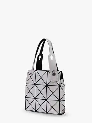 Issey Miyake Carat Handbag With Geometric Inserts