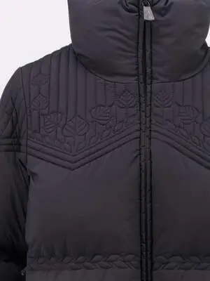 Moncler Down Jacket With Hood And Emboridery