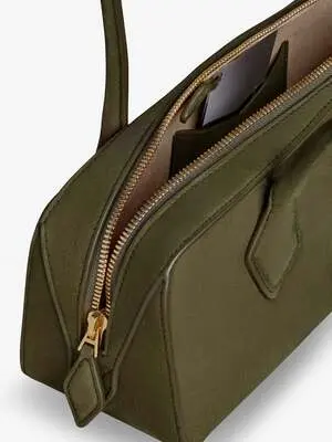 Alaïa Teckel Medium Suede Shoulder Bag - Multicolor