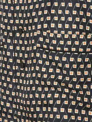 Fendi Pajamas Printed Silk Shirt
