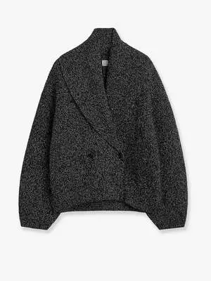 TOTEME Double-breasted Wool Cardigan - Multicolor
