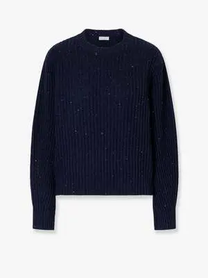 Brunello Cucinelli Mohair Blend Sweater With Sequins