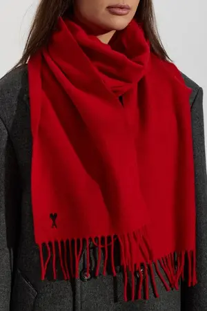 AMI Paris Wool Scarf