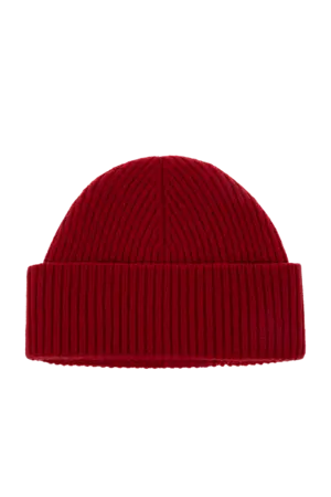 AMI Paris Wool Beanie With Logo