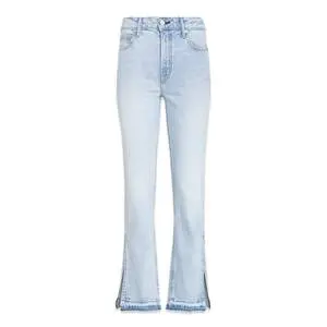NOEND Farrah Mid Rise Kick Flare In Miami - Blue