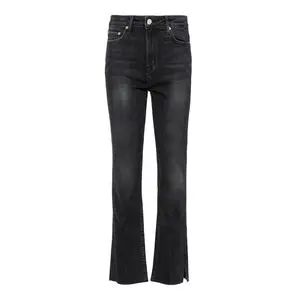 NOEND Farrah Kick Flare Jeans In Nashville - Black