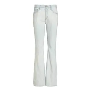NOEND Grace Mid Rise Unhemmed Flare In Sturbridge