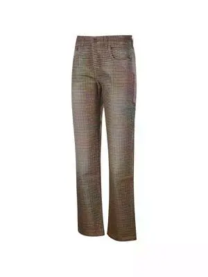 7 For All Mankind Calie Houndstooth-pattern Jeans