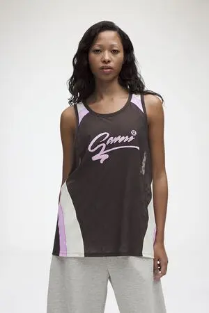 GANNI X Lululemon Jacquard Mesh Tank Size