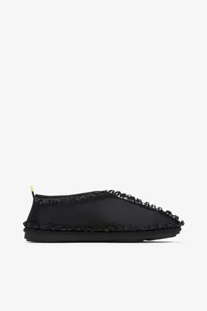 GANNI X Lululemon Flat Mate Ruffle Trim Shoes Size - Black