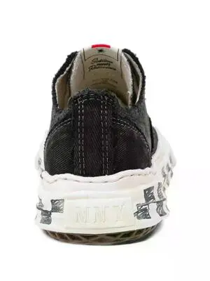 Mihara Yasuhiro Hank Og Graffiti Check Sole Low-top Sneakers