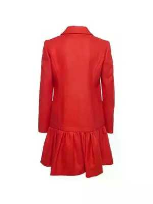 Red Valentino Bow-embellished Drop-waist Coat