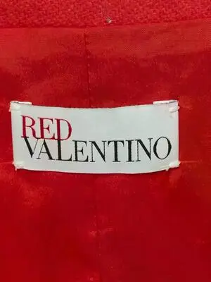 Red Valentino Bow-embellished Drop-waist Coat