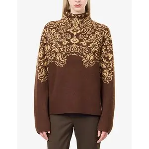 Goldbergh Anshin Jacquard Wool-blend Jumper