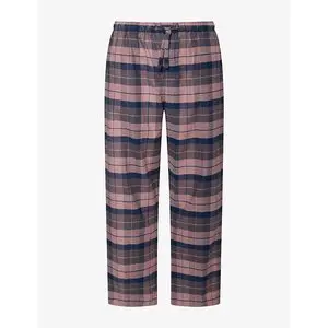 Derek Rose Kelburn Check Cotton Lounge Trousers