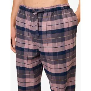 Derek Rose Kelburn Check Cotton Lounge Trousers