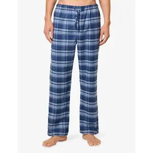 Derek Rose Kelburn Check Brushed Cotton Lounge Trousers