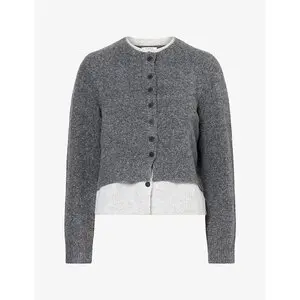 4TH & RECKLESS Terry Button Woven Knit Cardigan