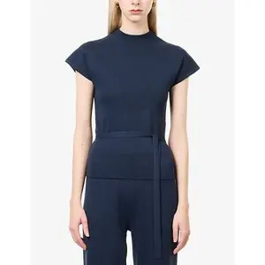 4TH & RECKLESS Mirabelle Tie-waist Woven Top