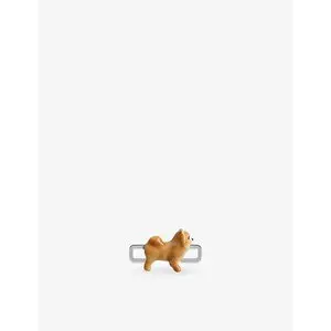 POUBEL Pomeranian Enamelled Sterling Charm - Silver