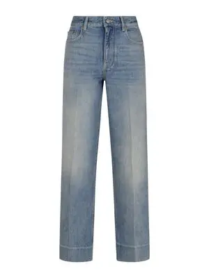 Valentino Garavani Pantalone In Denim | Solid | Denim Lav. Blu Medio - Blue