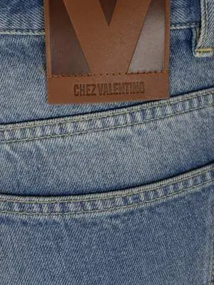 Valentino Garavani Pantalone In Denim | Solid | Denim Lav. Blu Medio