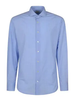 TRAIANO MILANO Rossini Radical Fit Shirt - Blue